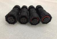 China Original Estun 7-pin and 9-pin Servo Motor Connector with Silver and Gold Plated Contacts for Panel and Cable Mount for sale