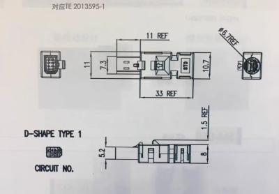 China Omron R88A-CNK81S Servo Motor Connector with Silver Pin Golded Pin, 1000V Voltage Rating, and -40℃ to +105℃ Operating Temperature for sale