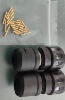 China 17-pin Female Servo Motor Connector with Panel Mount and Operating Temperature -40℃ to +105℃ for sale
