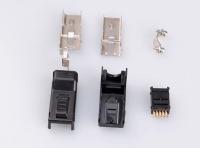 China 6FX2003 Servo Motor Connector X5 Plug with 1000V Voltage Rating and Silver/Gold Plated Pins for 18-24 AWG for sale