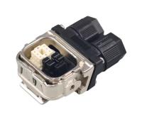 China Replacement S200 Servo Motor Connector with Dual Output Low-Current Hybrid Connector 1000V Voltage Rating for sale