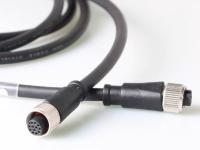 China M12 Waterproof Aviation Connector with 4/5/8-pin Options for Industrial Automation Servo Motor Applications for sale
