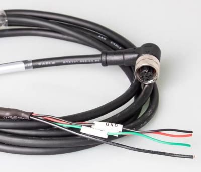 China M12 Waterproof Aviation Connector with 4/5/8-pin Options for Industrial Automation Servo Motor Applications for sale