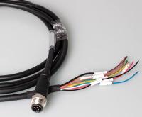 China M12 Waterproof Aviation Connector with 4/5/8-pin Options for Industrial Automation Servo Motor Applications for sale