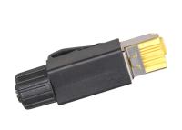 China 4-core Crystal Head Profinet Industrial-grade RJ45 Communication Bus Connector SM-RJ45H-4D for sale