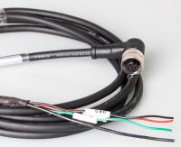 China M12 Connector Waterproof Aviation Plug with Wires, 4/5/8 Pin Male and Female Overmolded Straight and Right-Angle Plugs for Sensor Connection for sale