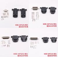 China DB9/15/25/37/44/50-pin connector RS232 male and female soldering plug Delta ASDBCND for sale