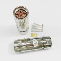 China Servo motor M23 connector 6FX2003-0LU00 encoder 6-pin aviation plug threaded type for sale