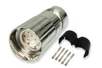 China M23 12-pin connector suitable for V90 series servo motor aviation plug 6FX2003-0SU12 for sale