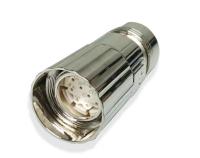 China M23 12-pin connector suitable for V90 series servo motor aviation plug 6FX2003-0SU12 for sale