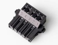 China A4 A5 A6 Servo Motor Connector with 1000V Voltage Rating and Silver/Gold Plated Pins in 4PIN-17PIN Configurations for sale