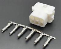 China Yaskawa 5 Series 6-pin Servo Motor Connector with Brake Plug 350781-1 for 1000V Applications for sale