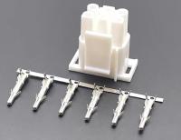 China Yaskawa 5 Series 6-pin Servo Motor Connector with Brake Plug 350781-1 for 1000V Applications for sale