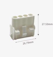 China Yaskawa Fuji WSK-M04P 4-pin Servo Motor Power Connector for Industrial Automation with Silver Pin Golded Pin for sale
