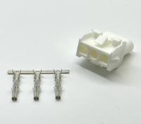 China Yaskawa Fuji WSK-M04P 4-pin Servo Motor Power Connector for Industrial Automation with Silver Pin Golded Pin for sale