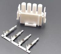 China Yaskawa Fuji WSK-M04P 4-pin Servo Motor Power Connector for Industrial Automation with Silver Pin Golded Pin for sale