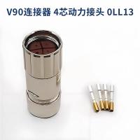 China V90 Servo Motor Connector 6FX2003 with 1000V Voltage Rating Silver/Gold Plated Pins Panel/Cable Mount for sale