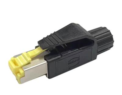 China 4-core Crystal Head Profinet Industrial Grade RJ45 Communication Bus Connector SM-RJ45H-4D for sale