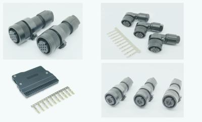 China Servo Cable Connector FANUC 4PIN 10PIN Straight Angel Type Soldering Or Crimp Type JN2DS10SL1 JN2FS10SL1 FCR-20F for sale