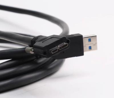 China Daheng Hikvision industrial camera data cable, Japan Taiyo high-flex drag chain with screws, USB 3.0 to Micro-B for sale