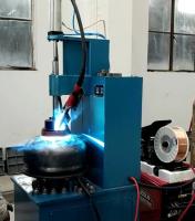 China DC 600V LPG Cylinder Seat Welding Machine 300mm Diameter for Cylinder Production Line for sale