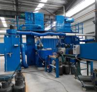 China Gas Cylinder Surface Cleaning Equipment LPG Cylinder Shot Blasting Machine Bsa2.5 500 Cylinders per Hour for sale