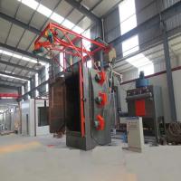 China 15kg LPG Cylinder Shot Blasting Machine 500 Cylinders per Hour 8 Turbines for sale