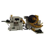 China 380V AC Uncoiler Straightener Feeder 2 In 1 Leveling Decoiler Machine 1200mm Width for sale
