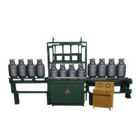 China LPG Gas Cylinder Air Leakage Testing Machine Hydro Tester 7.5KW 2.1MPa for sale