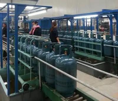 China LPG Gas Cylinder Air Leakage Testing Machine 0.8MPa 2.1MPa for sale