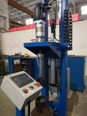 China 1.5KW LPG Cylinder Valve Revalving Installing Machine 600kg 24rpm for sale