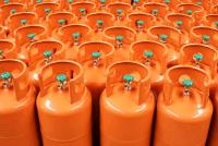 China Liquefied Gas Cylinder 2.5-20KG Sandblasted Steel with CGA-580 Valve 15Mpa-30Mpa for sale