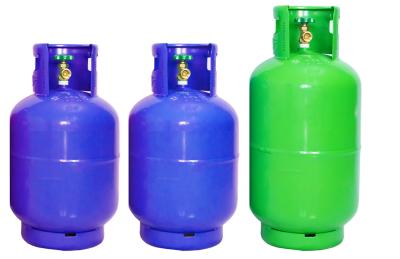 China Liquefied Gas Steel Cylinder 219mm-406mm 2.5-20kg ISO9809 15MPa for sale