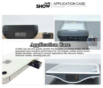 China 1D 2D QR Code Barcode Reader Scanner LV3096 230 mA Operating Current for sale