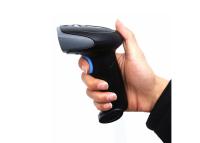 China Wireless Portable Barcode Scanner , 1D 2D Bluetooth Barcode Reader LED Light for sale