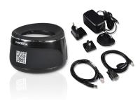 China Desktop Phone Screen PDF417 QR Barcode Scanner For Online Payment Black for sale
