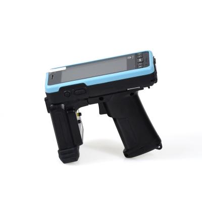 China Compact Design Handheld RFID Reader Writer Barcode Scanning Long Range Asset Tracking for sale
