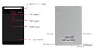 China Touch IPS Screen Face Recognition Device TCP IP Lock Door Access Control DC 12V for sale