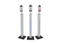 China 8 Inch Face Recognition Attendance System Rakinda F2-FH Body Tempeature Measurement for sale