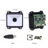China USB TTL232 Fixed Mount Barcode Scanner 1D QR Payment For Kiosk for sale