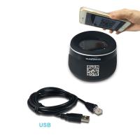 China Hotel Desktop Barcode Scanner Auto Sense Mode For Scanning Phone Screen Code for sale