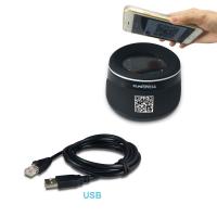 China Black Desktop Barcode Scanner Connect to POS Realizing QR Code Payment for sale
