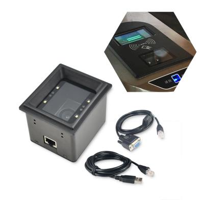 China RS232 2D Turnstile Barcode Reader Wiegand QR Code Reader Module for sale