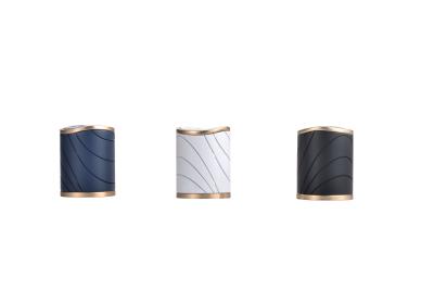 China Custom Zinc Alloy Cylinder Perfume Bottle Caps 2000pcs MOQ Manufacturer for sale