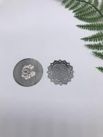 China Custom Stamping Self Adhesive Aluminum Metal Labels 0.2-0.5mm Thick Anodised Tags for sale