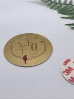 China Abrasion Resistance Self Adhesive Aluminium Labels For Perfume Container for sale