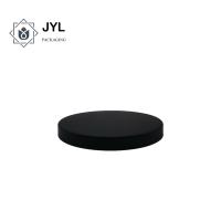 China Tin Black Metal Candle Lid Cover Reusable Multipurpose Leakproof for sale