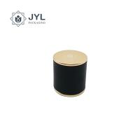China OEM Luxury Zamac Perfume Cap with Leather Custom Text for European Brands 24mm for sale