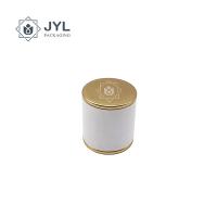 China OEM Luxury Zamac Perfume Cap with Leather Custom Text for European Brands 24mm for sale