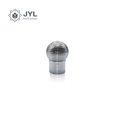 China Custom Zinc Alloy Perfume Cap 50g Luxury Zamac Metal Bottle Cap Reusable Multipurpose for sale